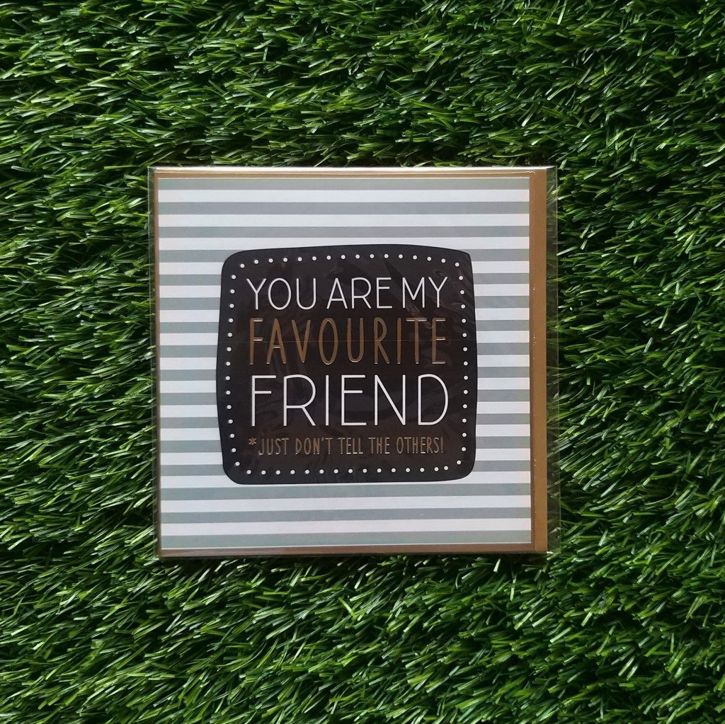 Favourite Friend Card - The Gift Source